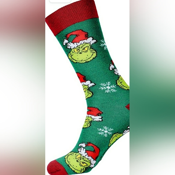 Underwear & Socks | Adult The Grinch Crew Sock Size 912 | Poshmark